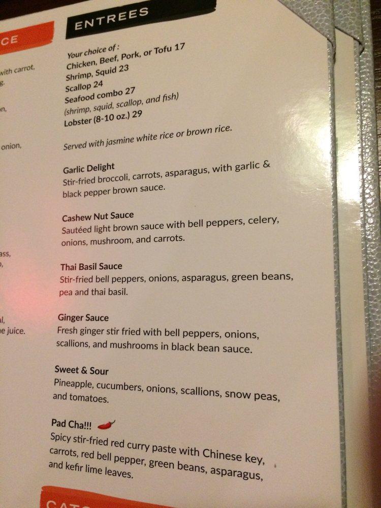 Menu at KAO GANG restaurant, Palm Beach Gardens