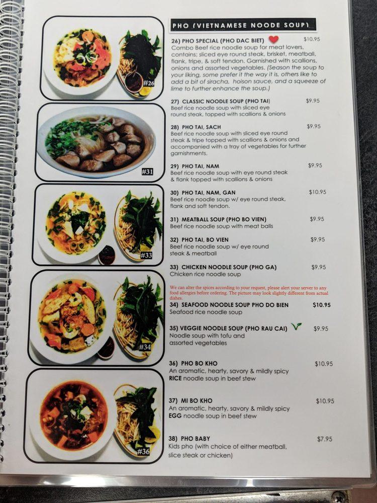 Carta del restaurante Asian Kitchen, Hammond