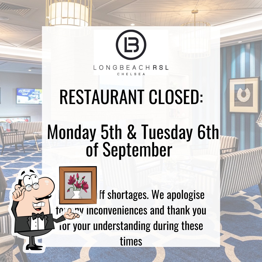 Longbeach RSL, Chelsea - Restaurant menu, prices and reviews
