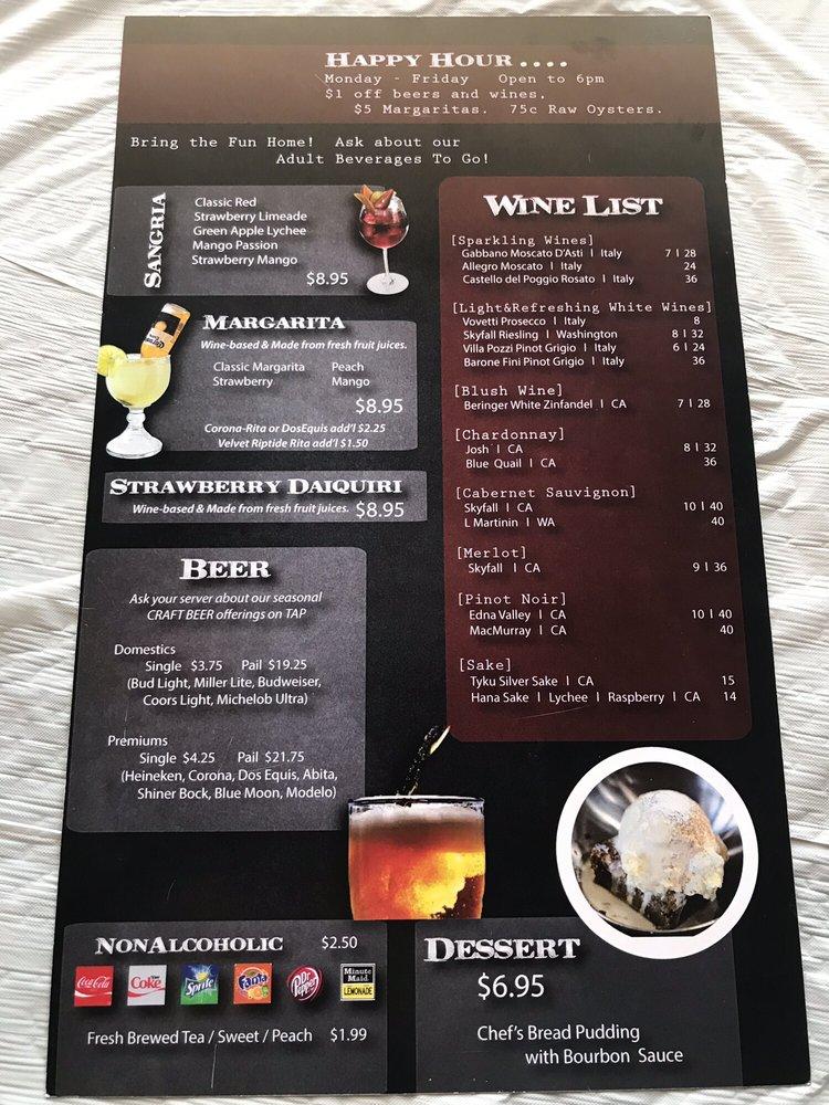 Menu at The Crab Station - Arlington restaurant, Arlington