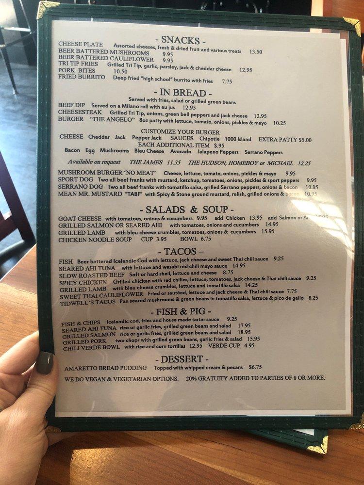 Menu at TWO GOATS & THE GOOSE restaurant, Bakersfield