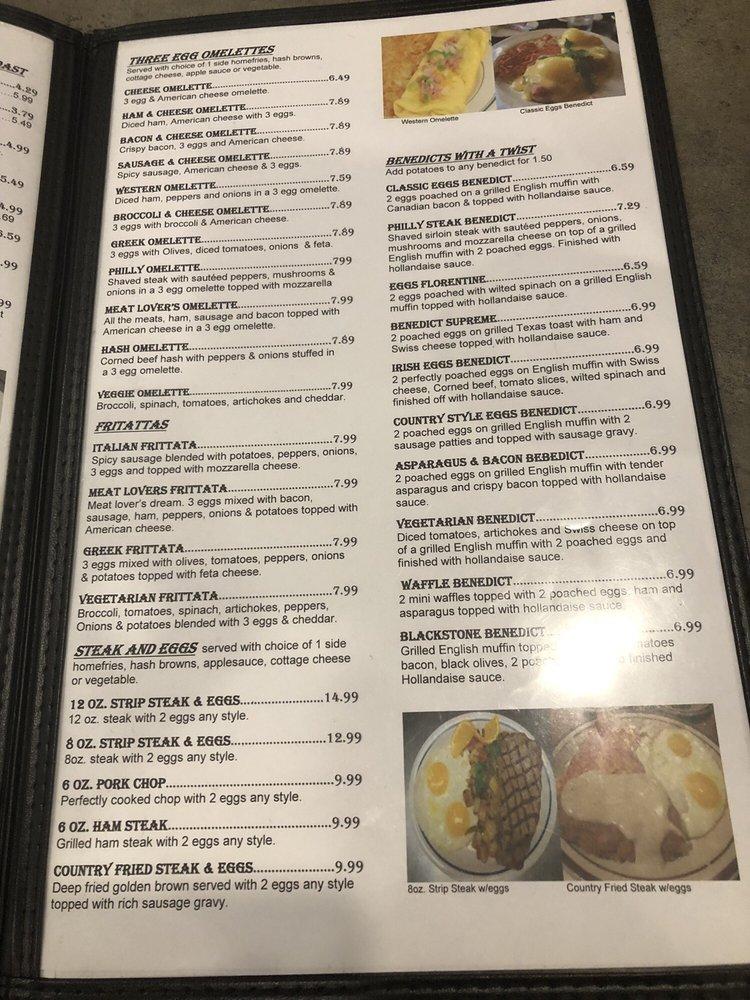 Menu at Landmark Family Restaurant, East Rochester