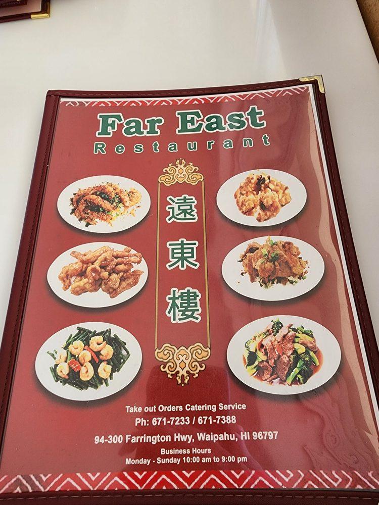 Menu at Far East Sushi & Seafood restaurant, Waipahu