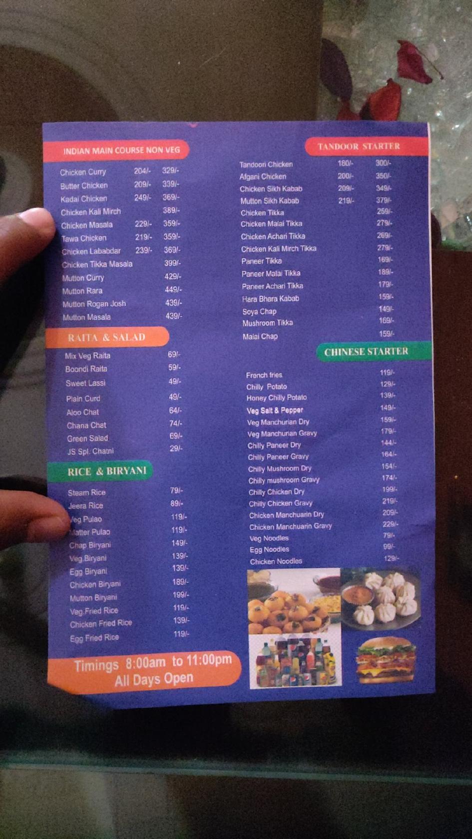 Menu at JUST SPICY for true Spicy lovers, Gurugram