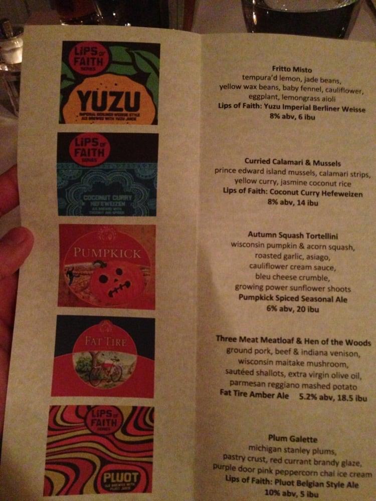 Menu at Tess pub & bar, Milwaukee