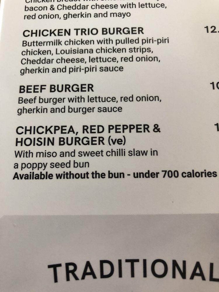 Menu at The Gloucester Arms pub & bar, London, 34 Gloucester Rd