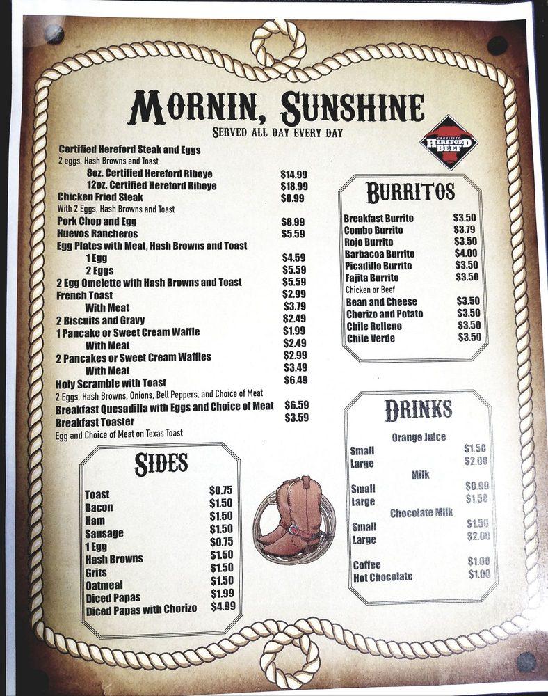 Menu at Holy Smoke BBQ, Deli n American Food, Borger