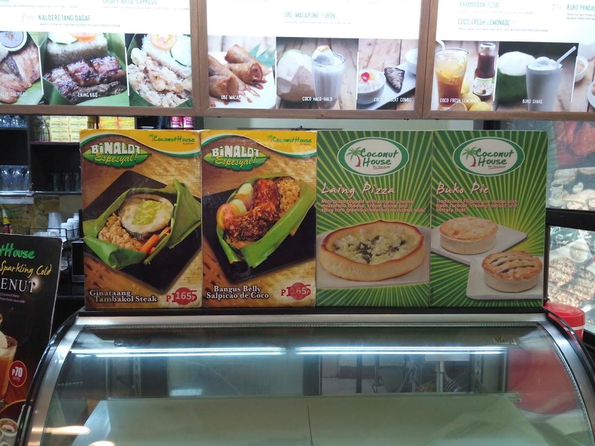 Menu at Coconut House restaurant, Quezon City, 34 Malaya