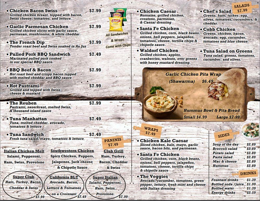 Menu at Let's Do Lunch restaurant, Phoenix, W Peoria Ave a107