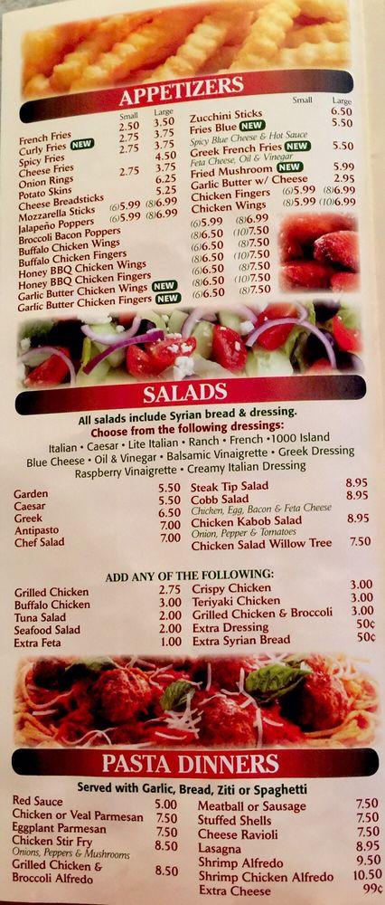 Menu at Best Pizza Market pizzeria, North Attleborough