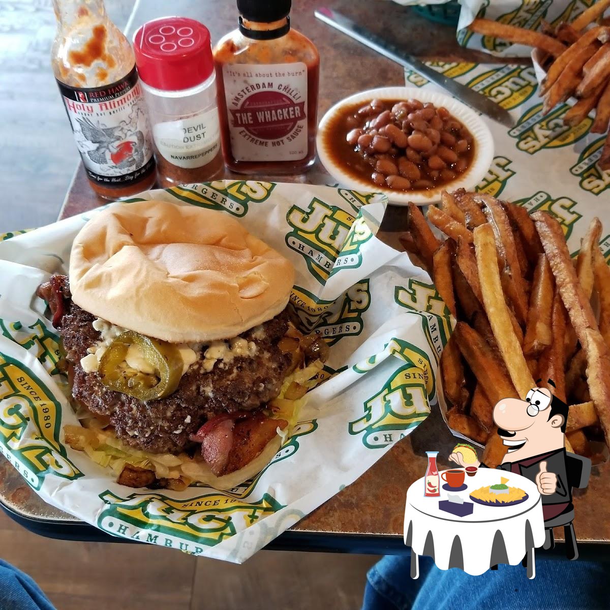 Jucys Hamburgers, Tyler - Restaurant menu, prices and reviews