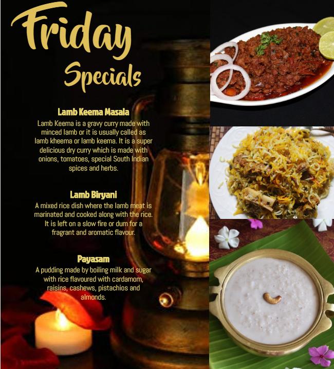 Menu at Deccan Spice Thunder Bay restaurant, Thunder Bay