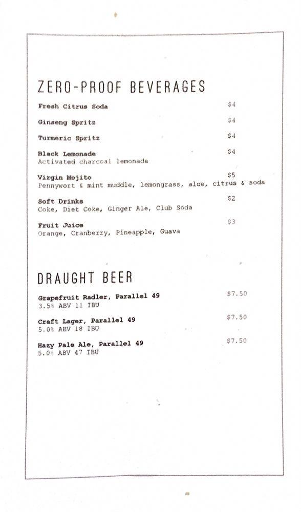Menu at Do Chay Kingsway restaurant, Vancouver
