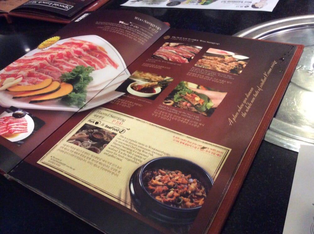 Menu at Bornga BBQ, Makati