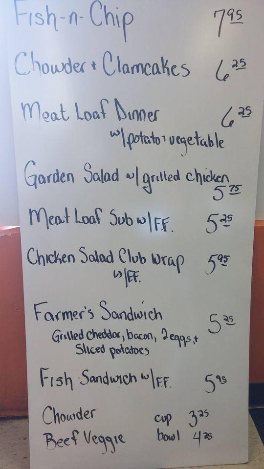 Menu at Destiny's Diner restaurant, Bristol