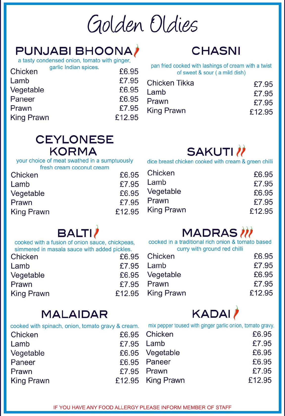 Menu at Glasgow Gate Restaurant, Glasgow