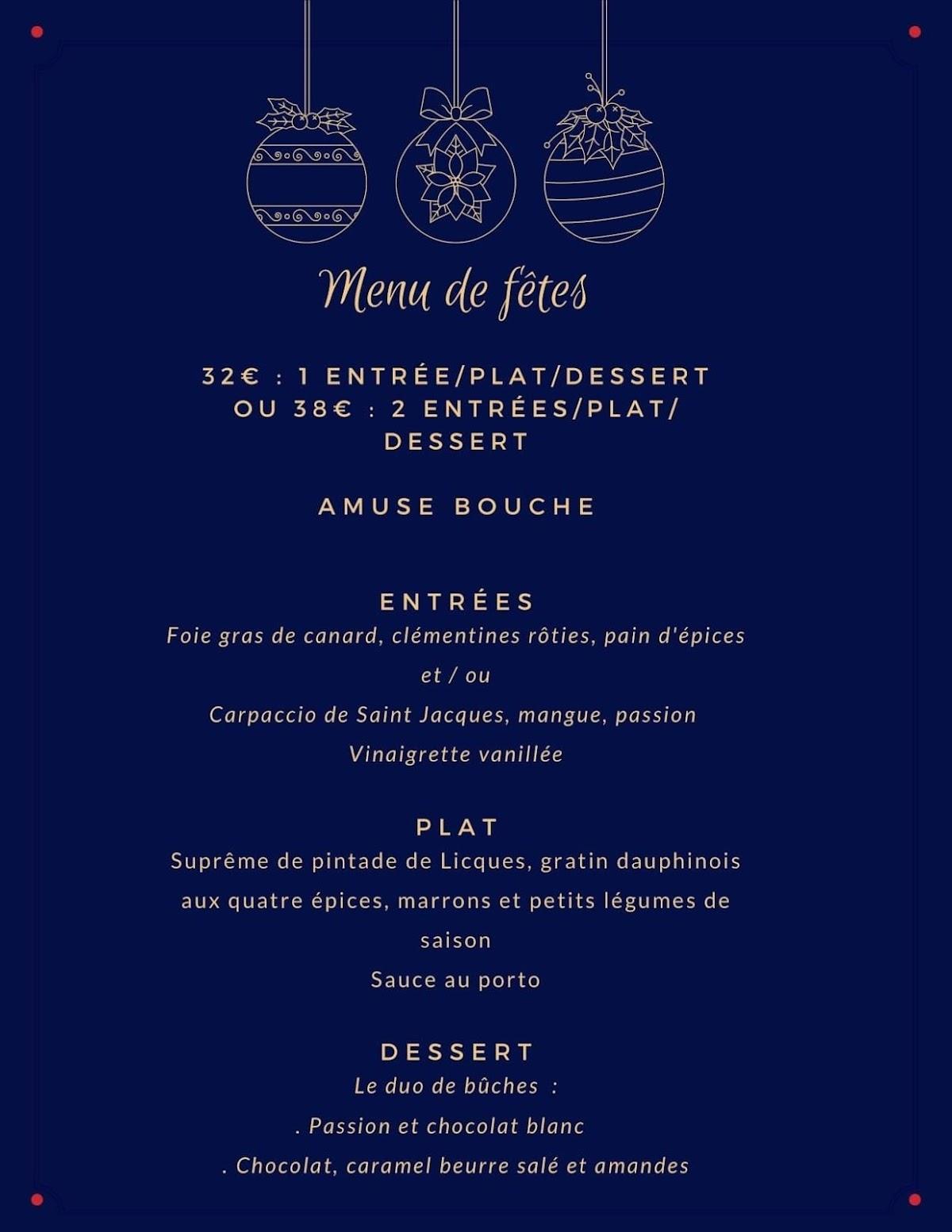 Menu au Le Gaston restaurant, Dunkerque