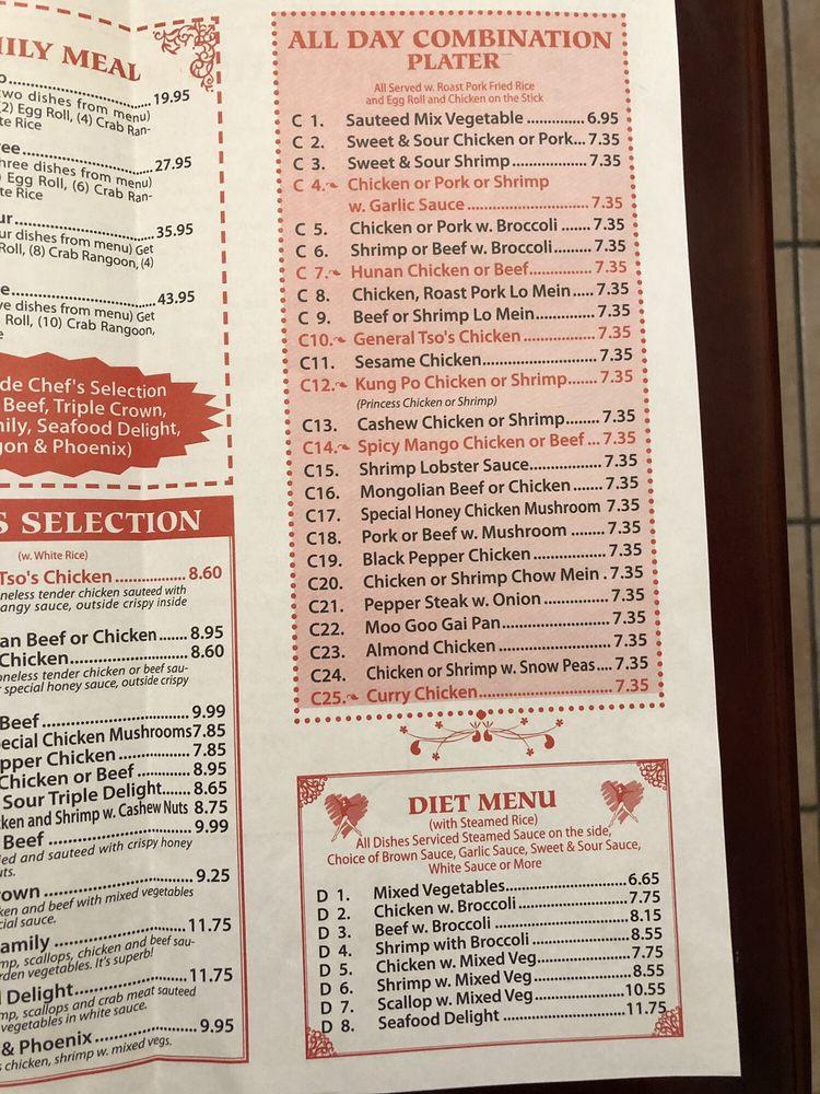 Menu at Mr Pandas restaurant, Silvis, 924 1st Ave