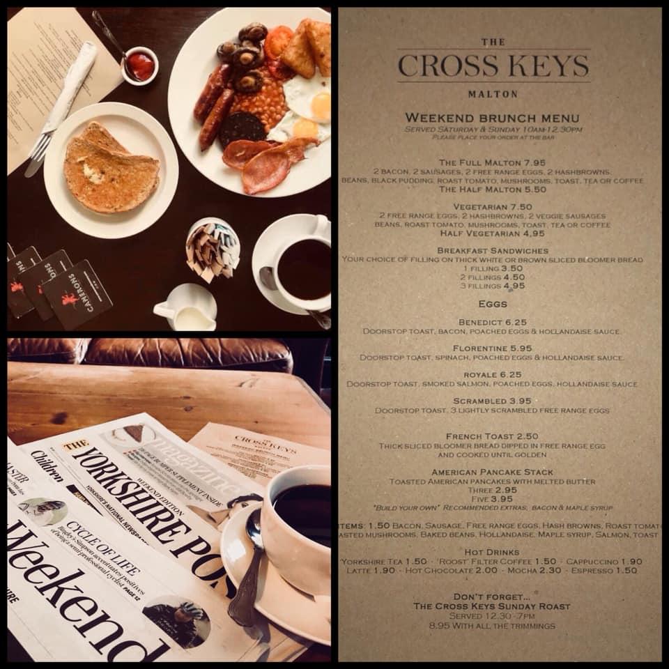 Menu at The Cross Keys Dinner by Uovo pub & bar, Malton
