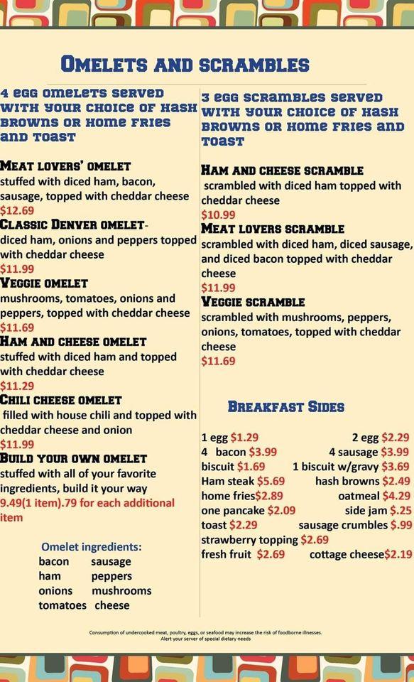 Menu at Papa Bears Restaurant And Lounge, Morton
