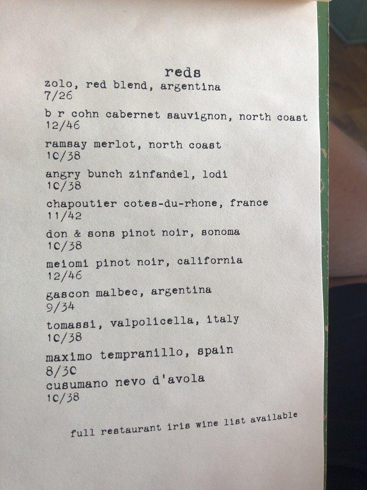 Menu at The Second Line pub & bar, Memphis
