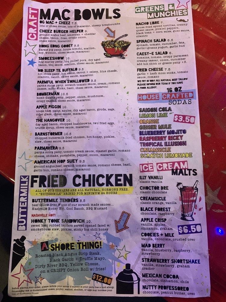 Menu at hop + grind restaurant, Peabody