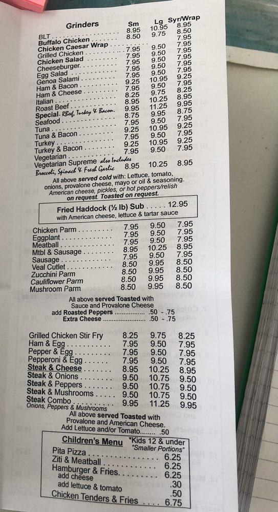 Menu at Papous Pizzas pizzeria, Leominster