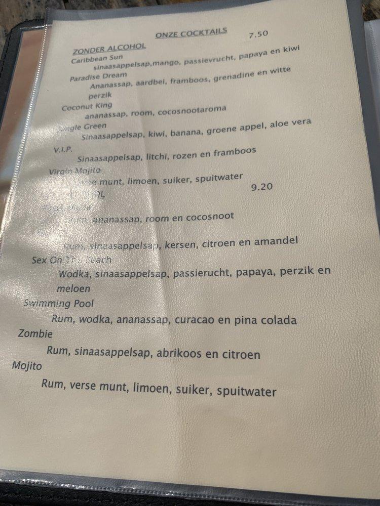 Speisekarte von Restaurant Den Otter, Hamme