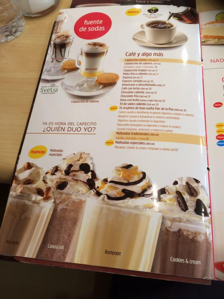 Menu at Vips restaurant, Cabo San Lucas, Club