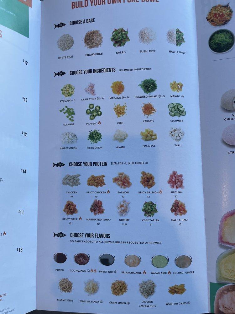 Menu at Poke Bros. pub & bar, Niles