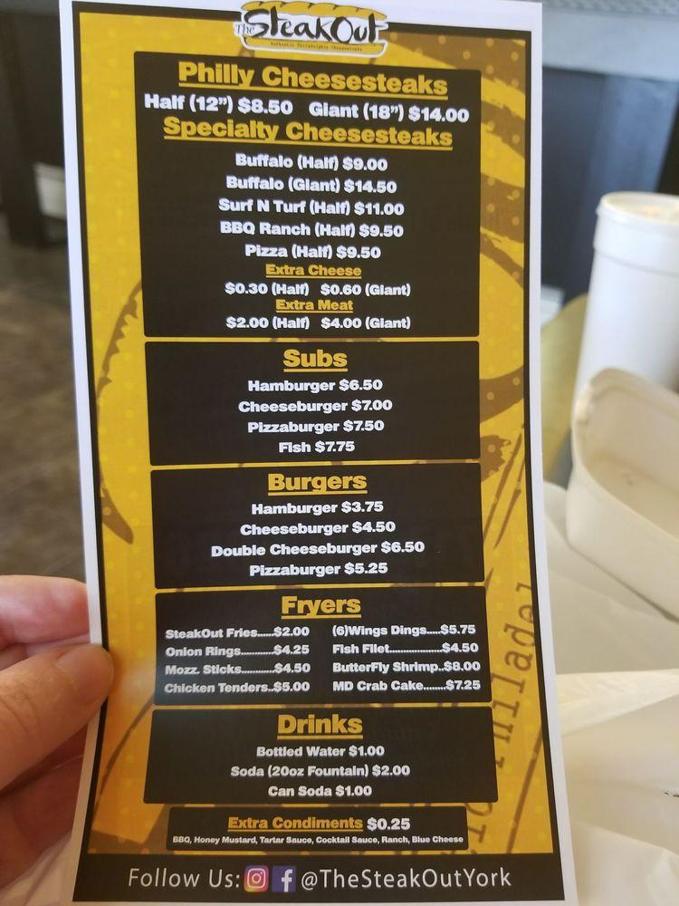 Menu at Home Of The REAL Philly (East York) restaurant, York, E ...