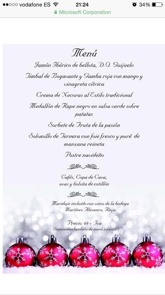 Menu at Jamón Jamón Ezcaray pub & bar, Ezcaray