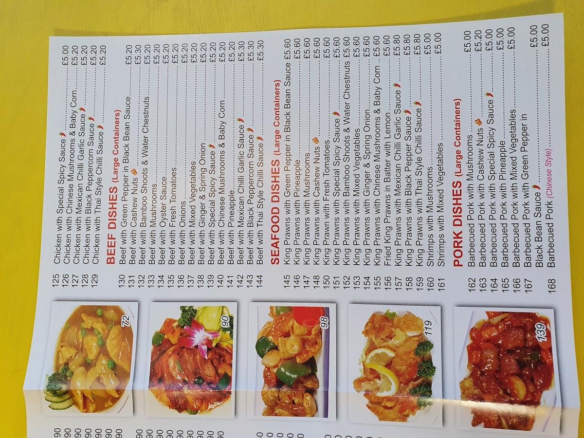 Menu at The Lotus House fast food, Lincoln, 303-305 Newark Rd