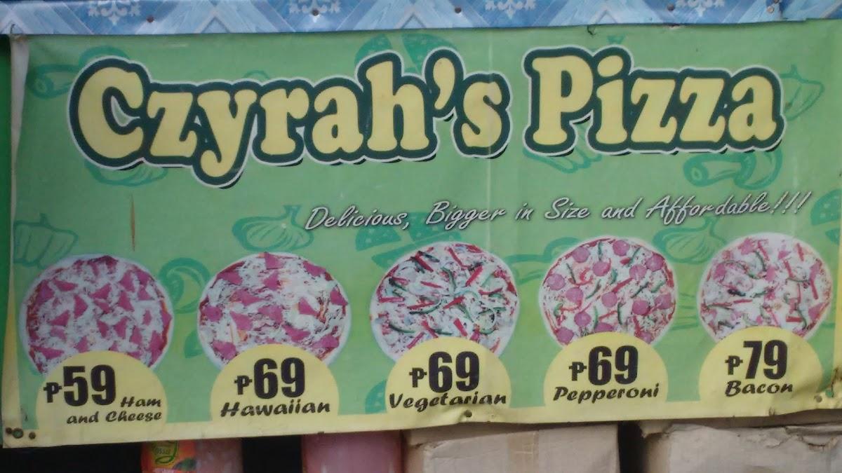 Czyrah's Pizza, Calamba - Restaurant menu, prices and reviews