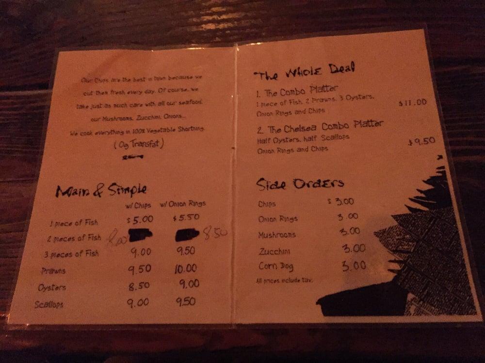 Carta de Edinburgh Castle Pub, San Francisco, 950 Geary St