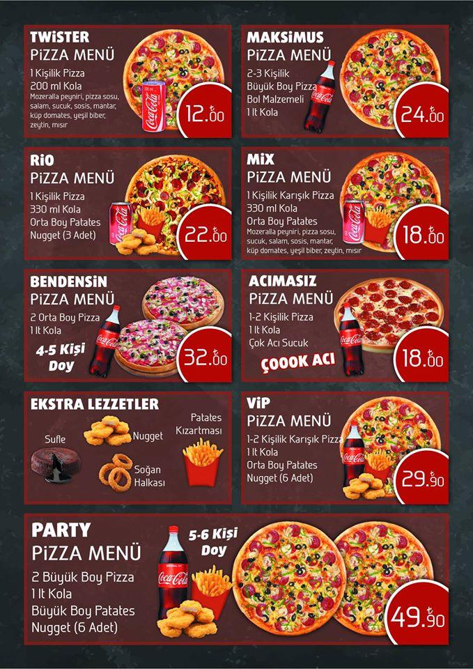 Menu at Quick Pizza, Düzce, Şehit murat demir mah 550. Sok no 93/2 Atlıkapı