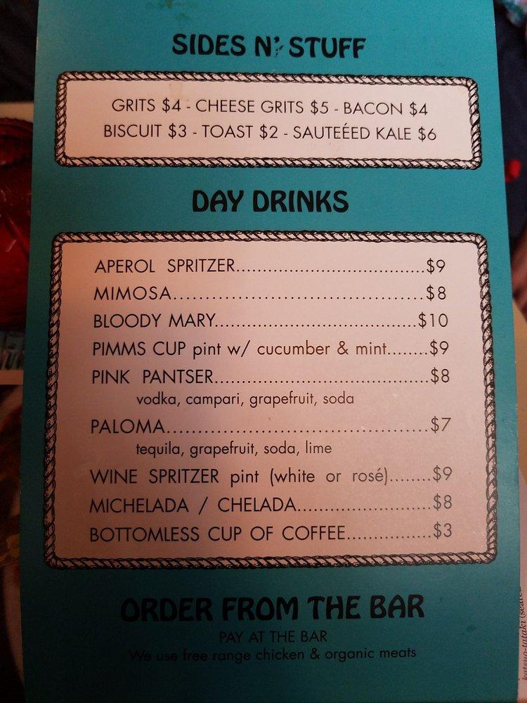 Menu at The Commodore pub & bar, New York City