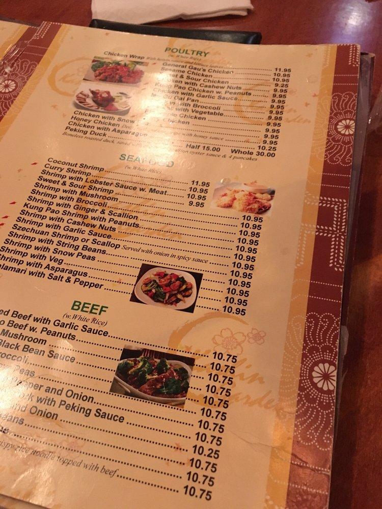 Menu at Kashin Garden restaurant, Dracut, 10 Dinley St