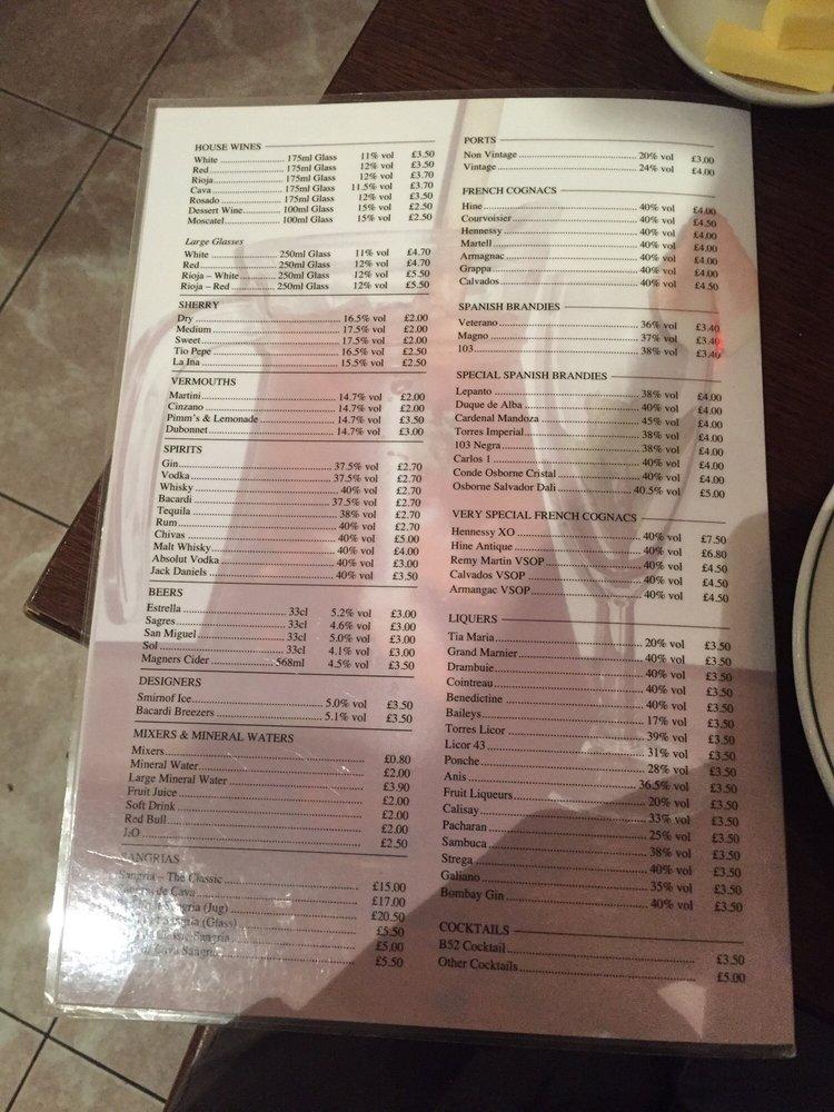 Menu at La TASQUERIA by SMOQUE restaurant, Purley, 36-40 High St