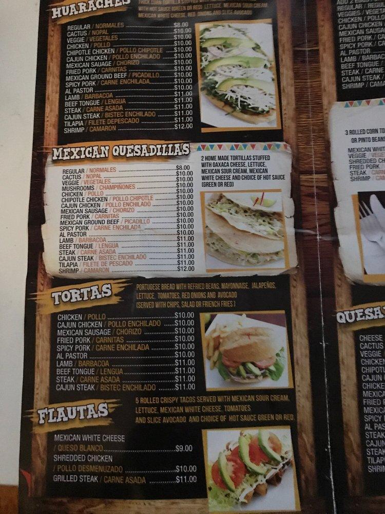 Menu at Tacos Victoria pub & bar, Jersey City