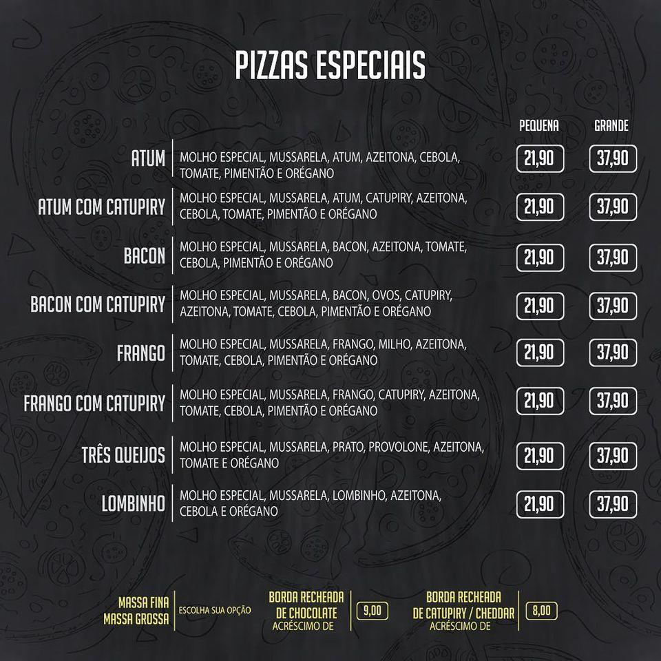 Menu at Best Pizza pizzeria, Manaus, Unidade Coroado e Unidade Cidade Nova