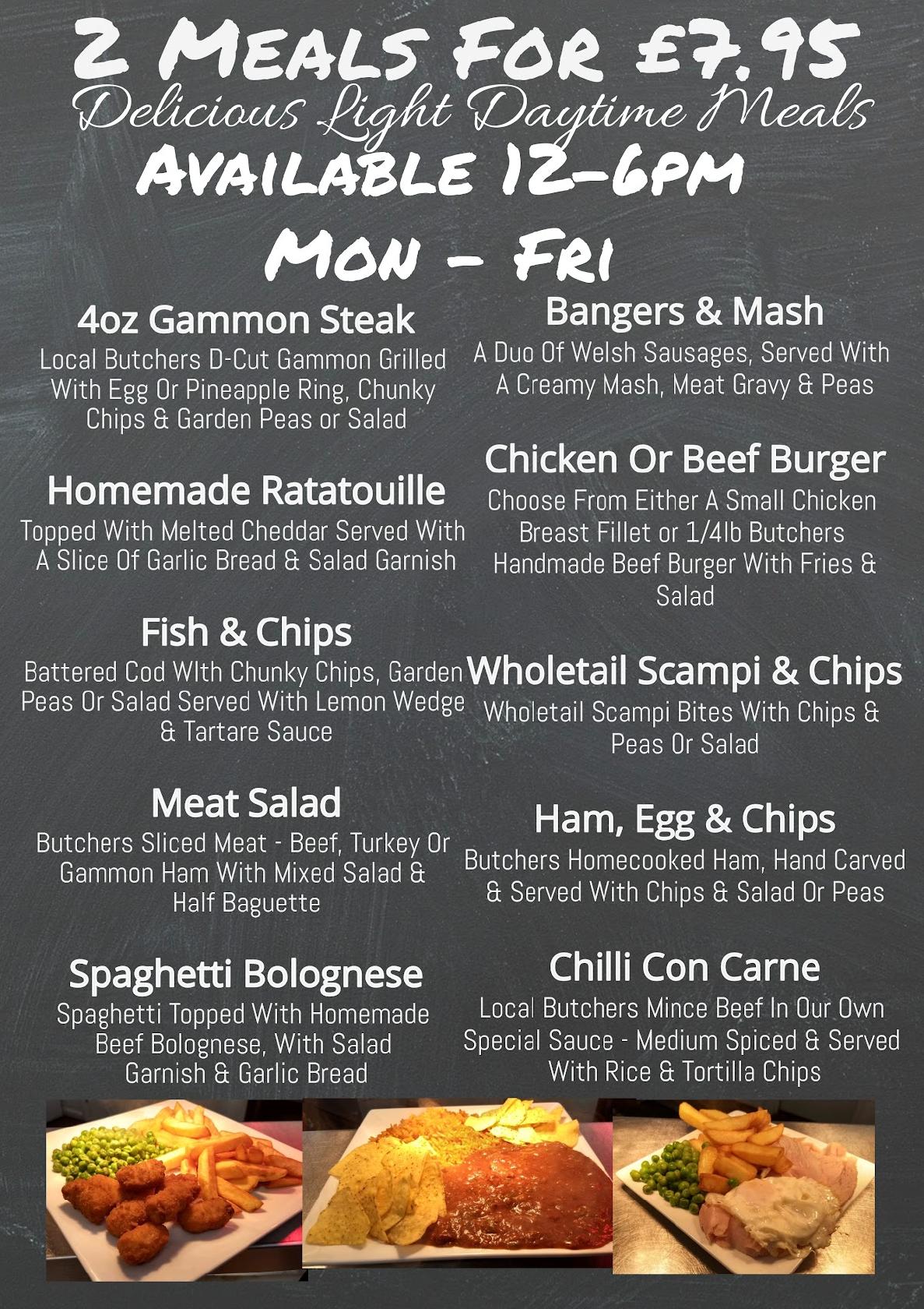 Menu at The Ridge & Furrow restaurant, Gloucester