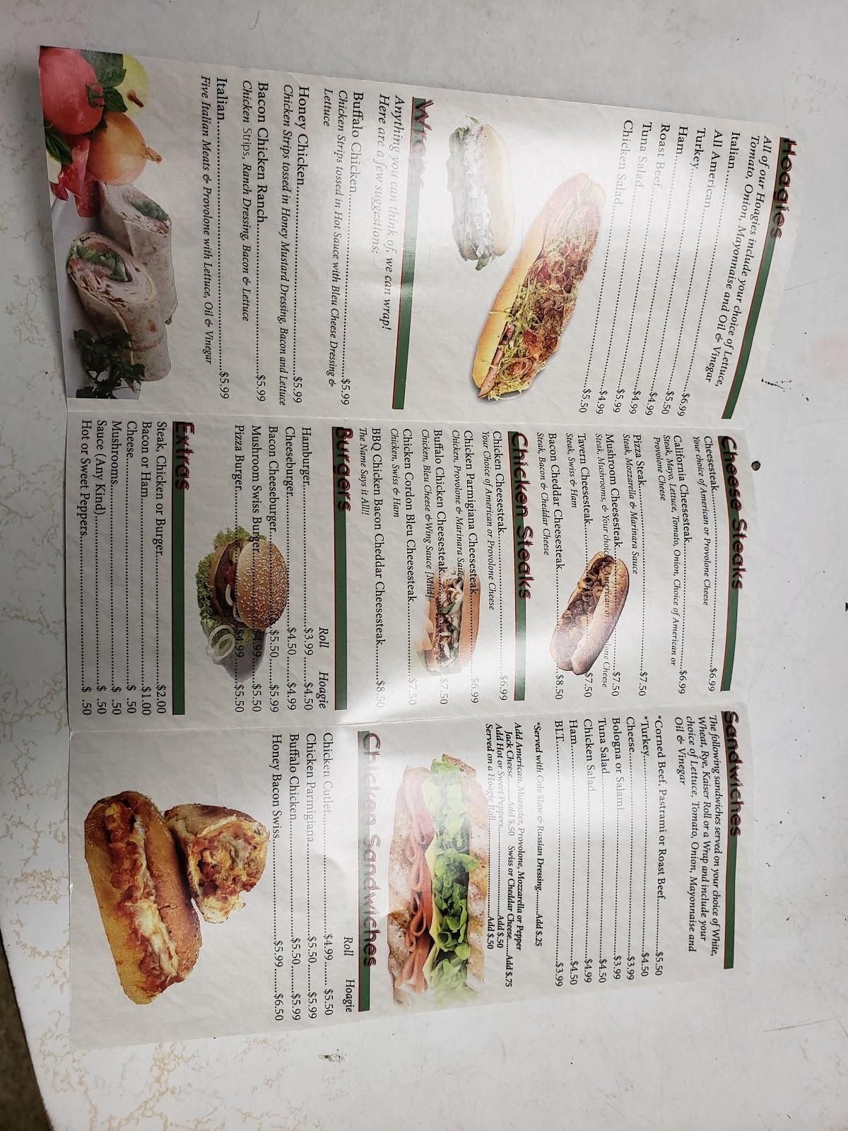 Menu at Country Squire Deli, USA