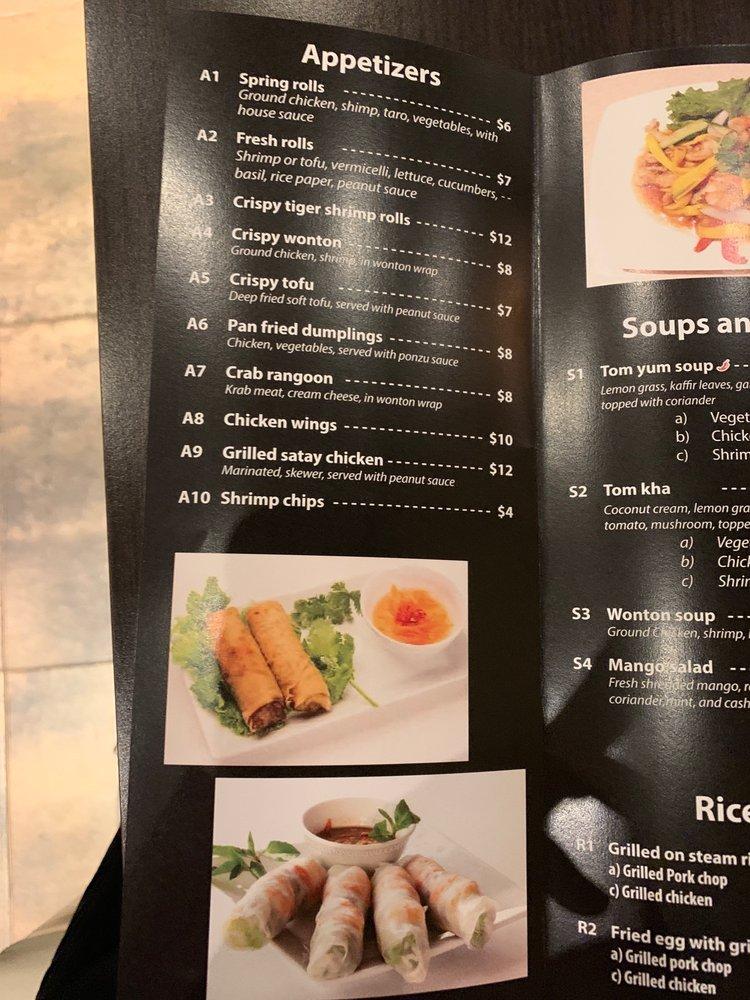 Menu at Saigon House on Yonge restaurant, Toronto, Yonge St
