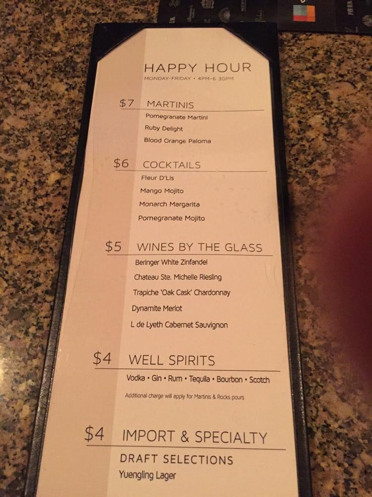 Menu at Chart House steakhouse, Alexandria