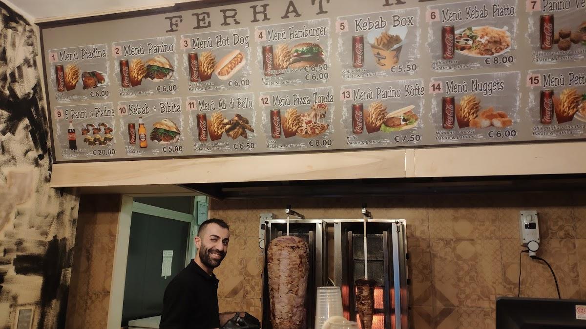 Speisekarte von Ferhat Kebab restaurant, Alba Adriatica