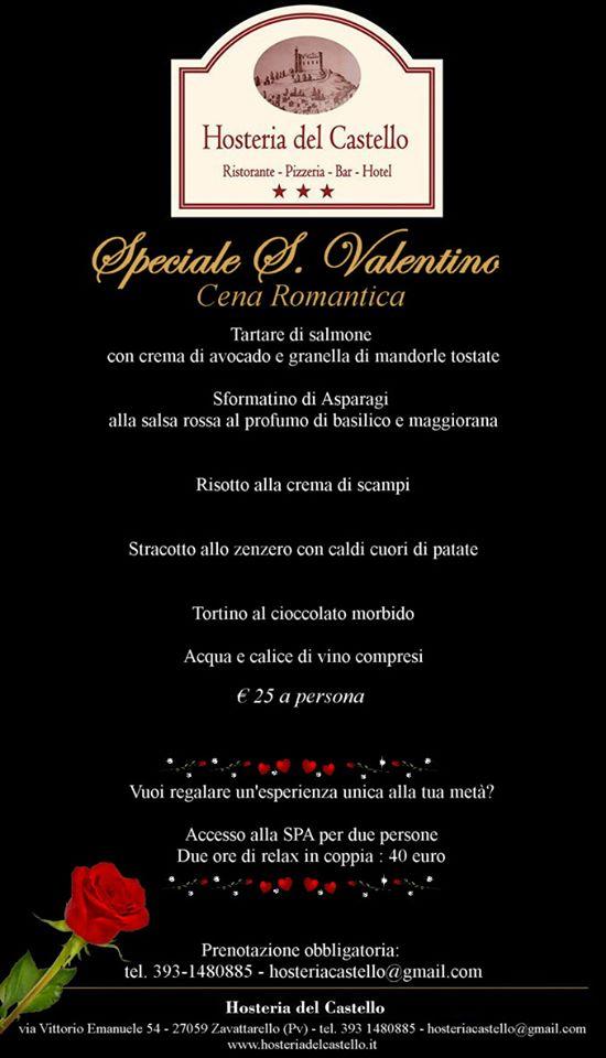 Menu at Hosteria del Castello pub & bar, Zavattarello