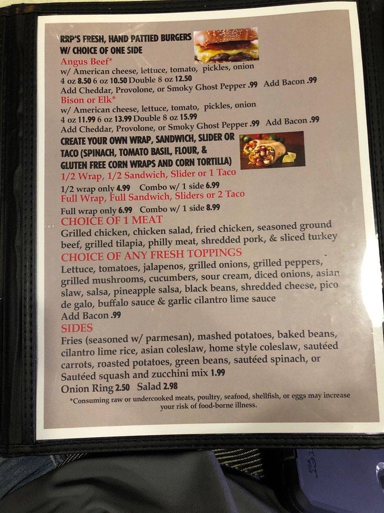 Carta de Rockin’ Rollie Pollies Restaurant, Franklin