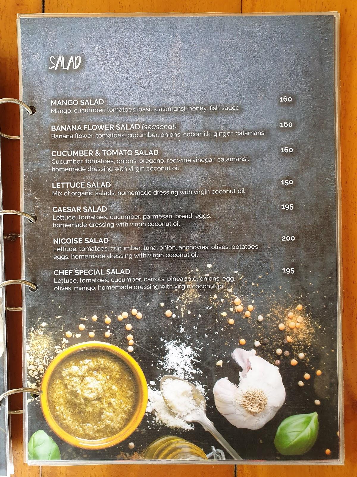 Menu at Fantasy Lodge Resto & Bar, Samboan