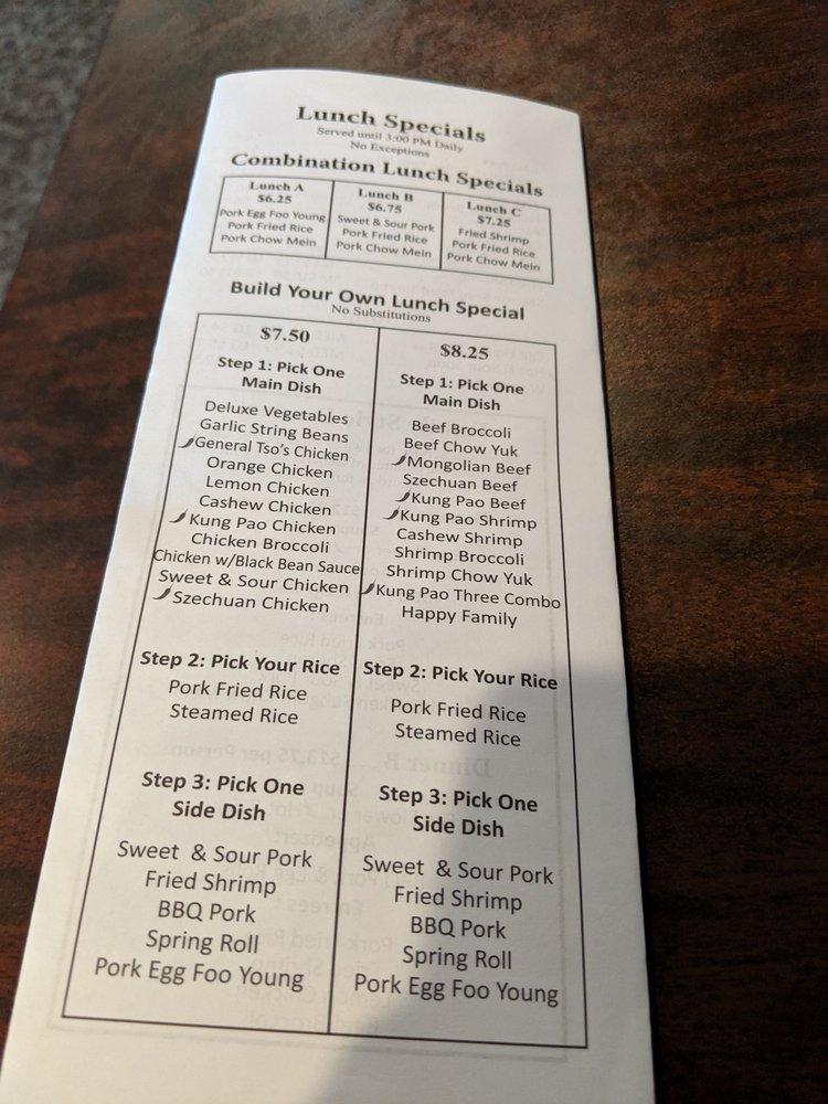 Menu at Hong Kong 97 Restaurant, Milwaukie, SE King Rd